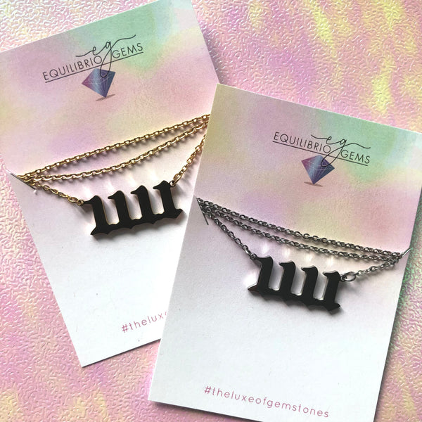 Angel Number Necklaces – Equilibrio Gems